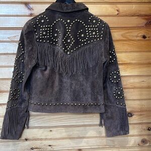 Scully | Jackets & Coats | Scully Leather Fringe Jacket With Studs Size ...